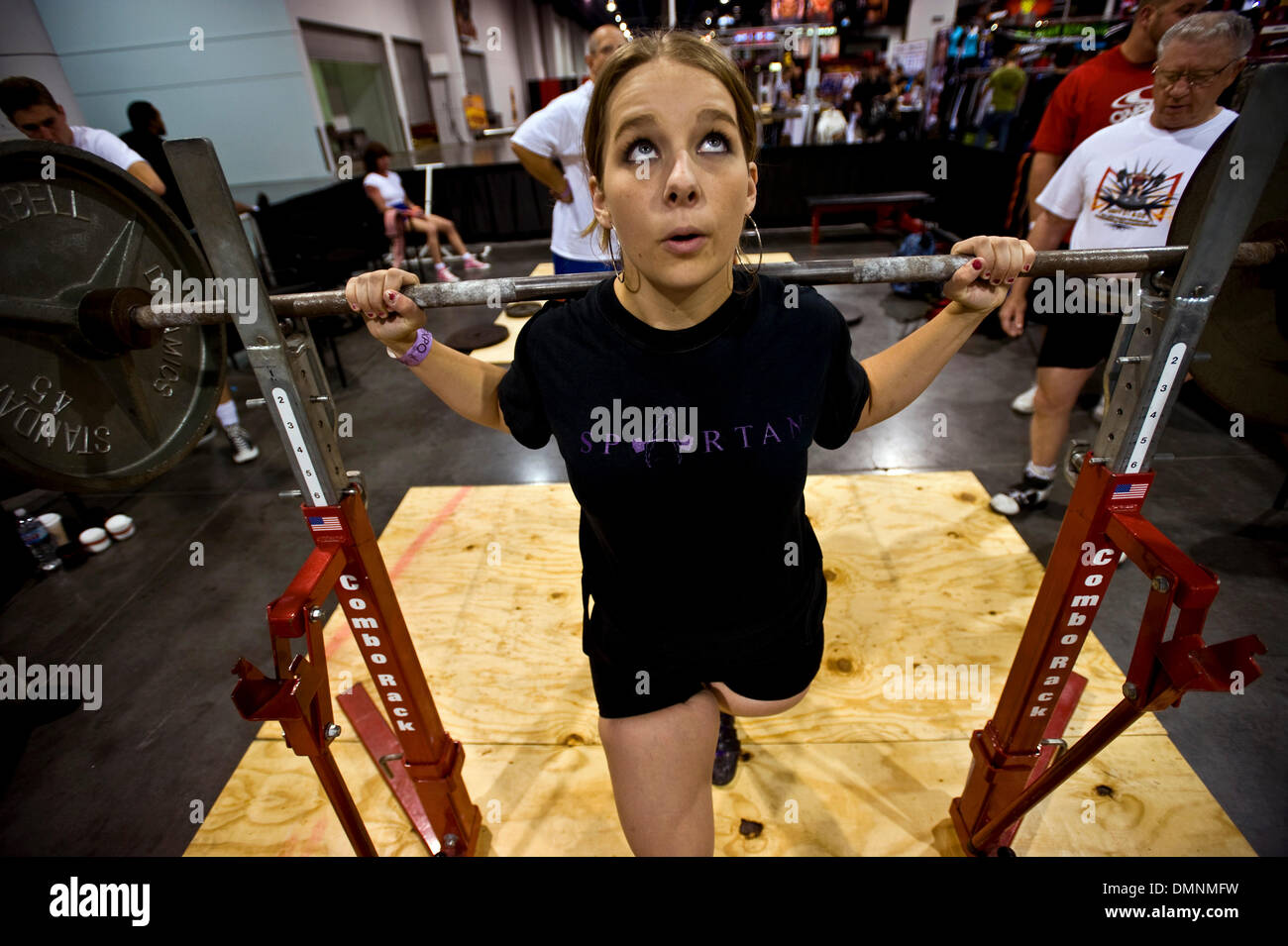 Sep. 25, 2009 - Las Vegas, Nevada, U.S. - Power lifter STEPHANIE MAYO ...
