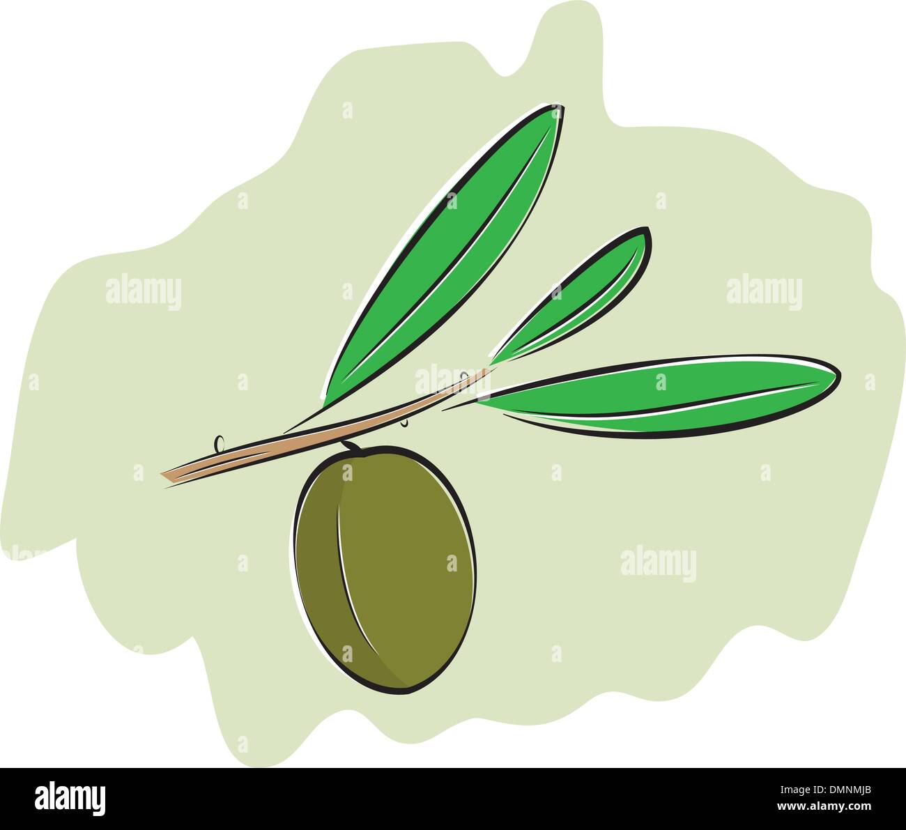 On olive tree Stock Vector Images - Alamy