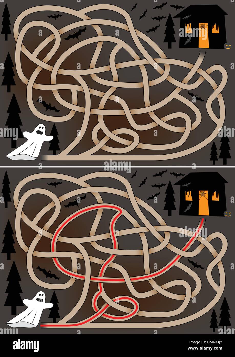 Haunted maze hi-res stock photography and images - Alamy