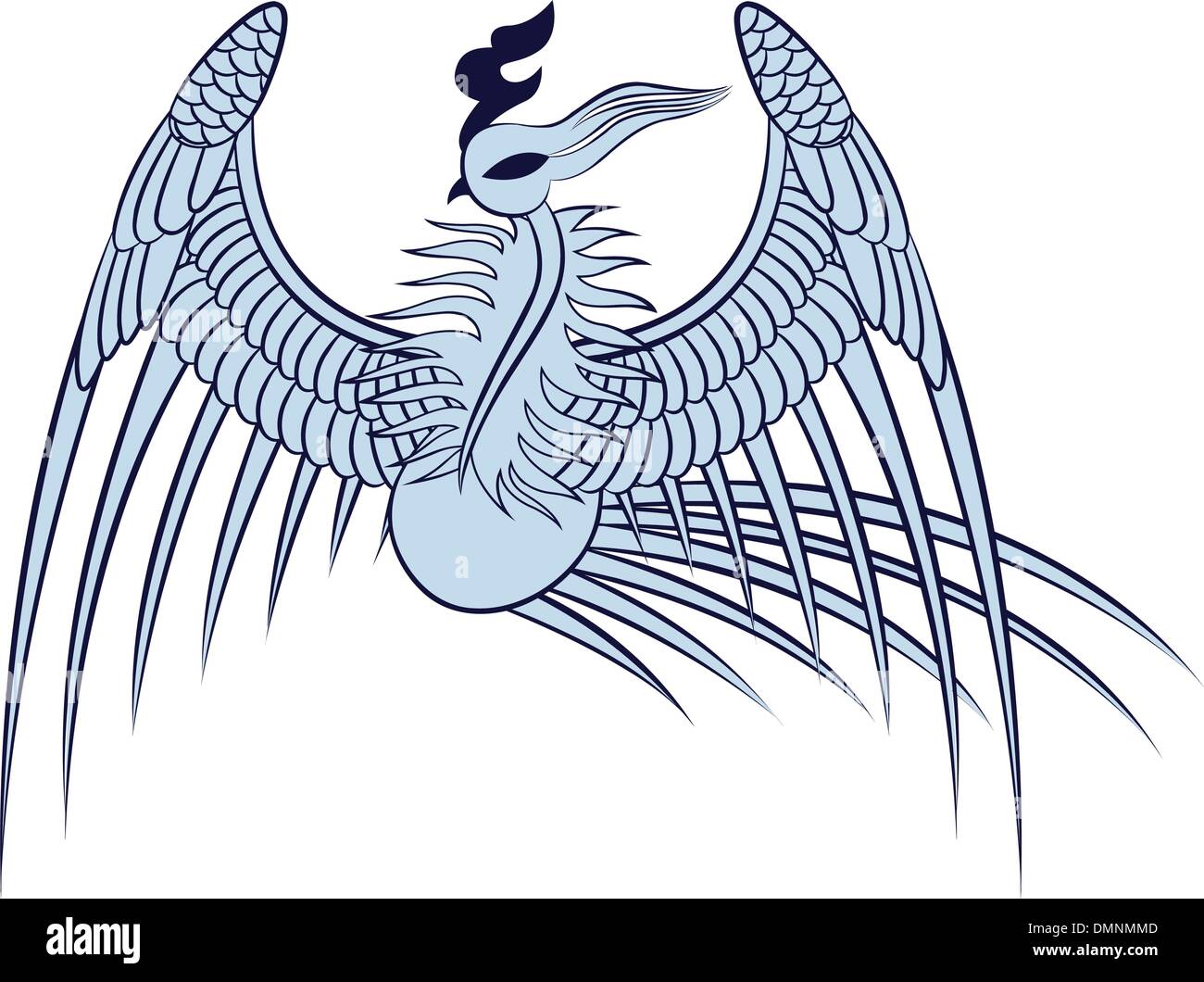 Phoenix mythology symbol Cut Out Stock Images & Pictures - Alamy