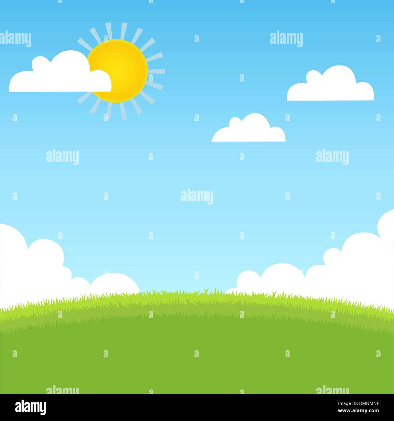 Grass landscape design Stock Vector Images - Alamy