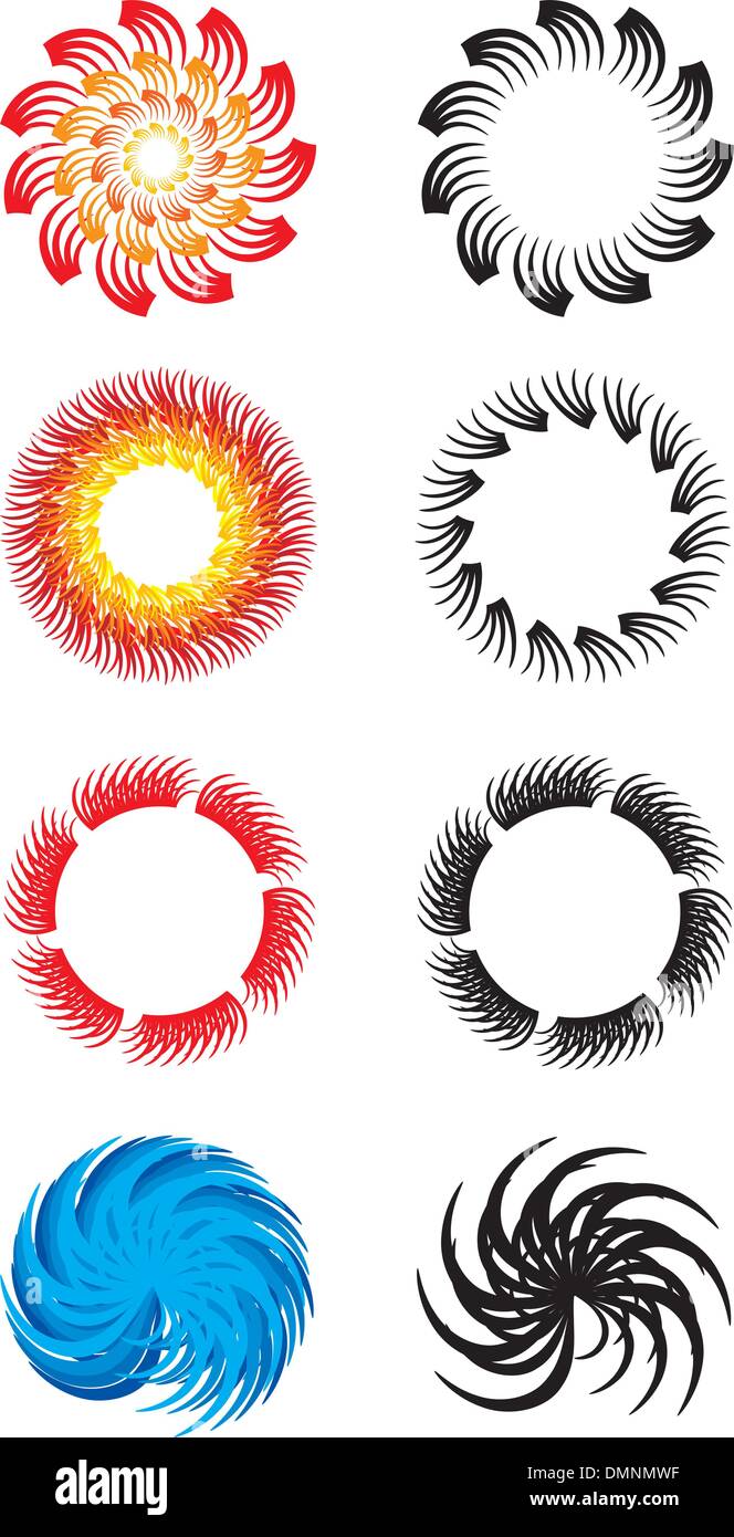 Red star symbols geometric Stock Vector Images - Alamy