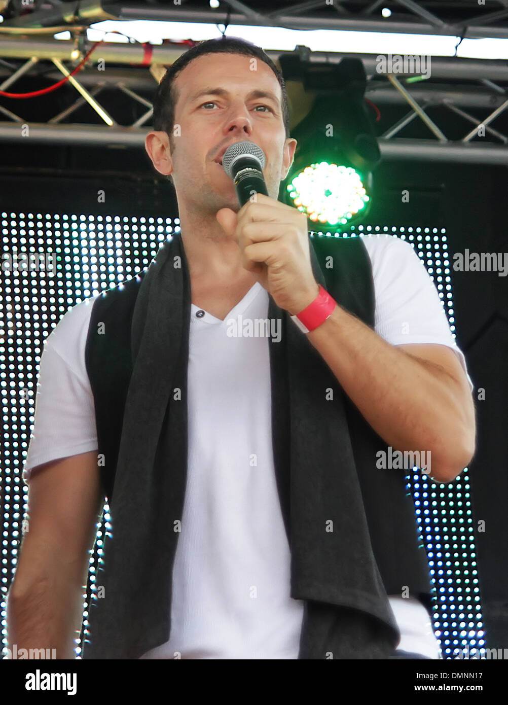 Lee Latchford-Evans of Steps Liverpool Pride 2012 held at Stanley ...