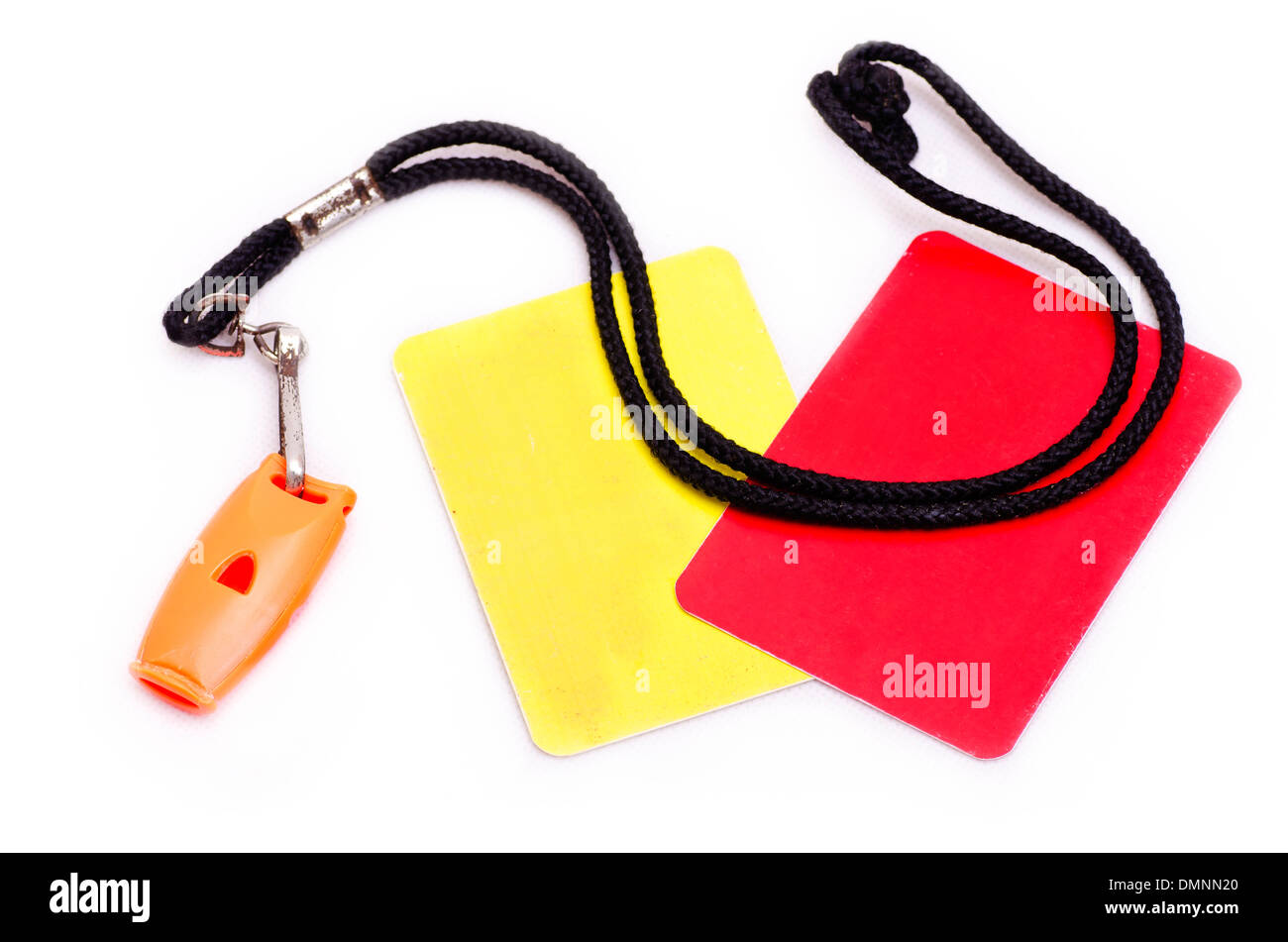 Referee Yellow Card Whistle High Resolution Stock Photography and ...