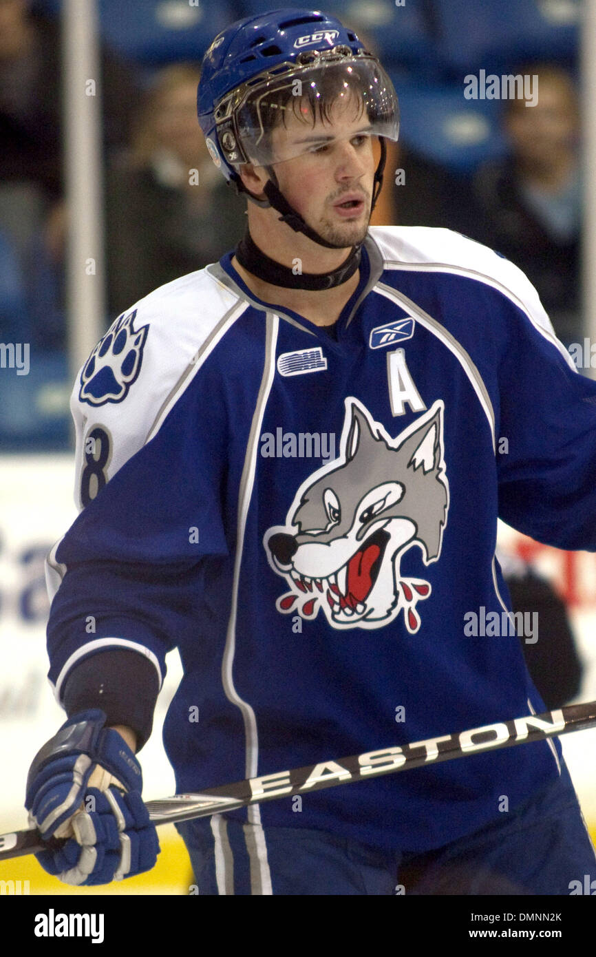 Oct. 10, 2009 - Plymouth, Michigan, U.S - 10 OCT 2009: Sudbury Wolves ...