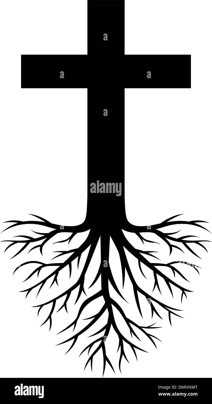 Cross section tree roots Stock Vector Images - Alamy