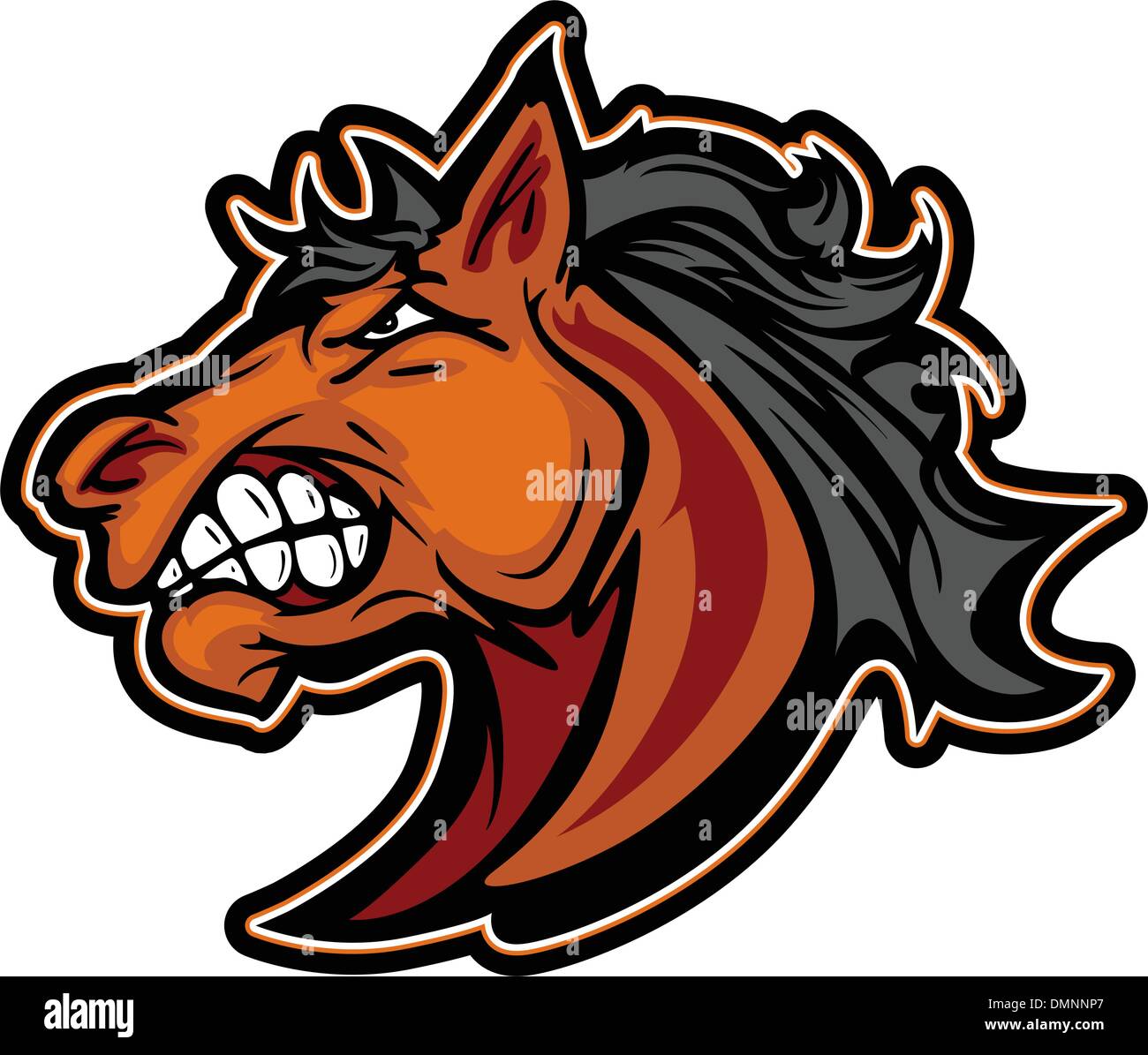 Stallion Mascot Logo