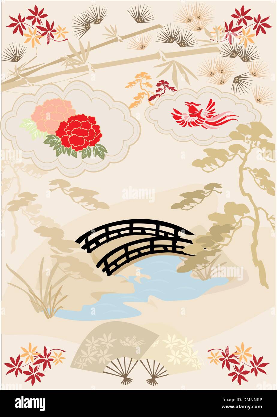 East asian design elements hi-res stock photography and images - Alamy