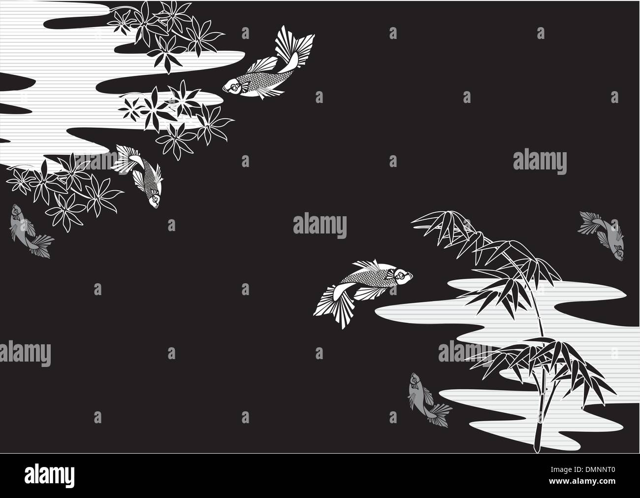 Calm japanese Stock Vector Images - Alamy