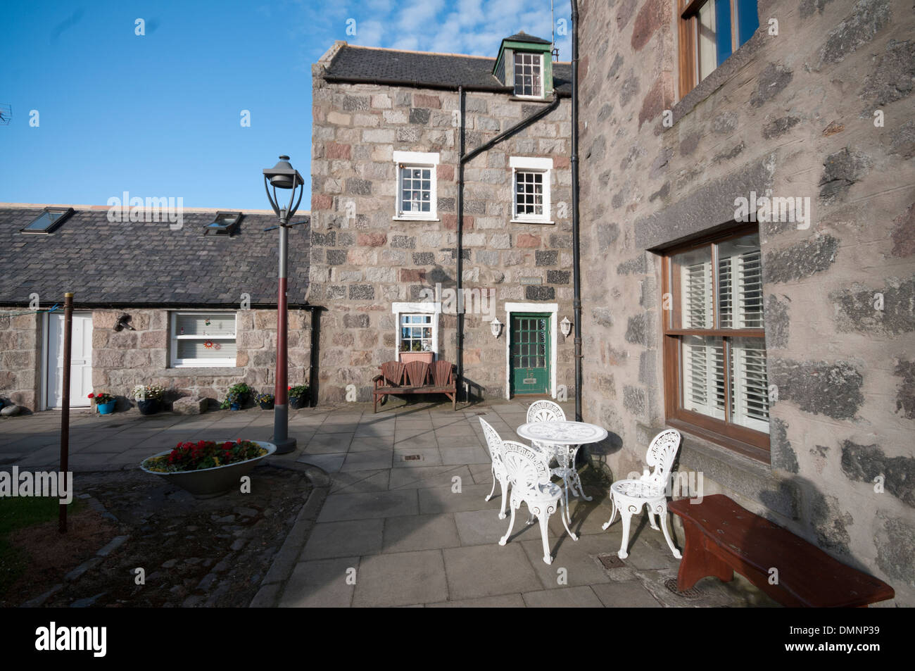 aberdeen footdee fitee fishing conservation village restored Stock ...