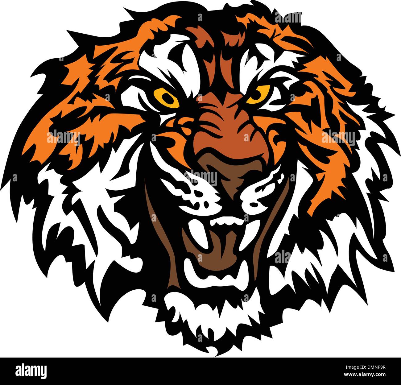 Bengal tiger snarling hi-res stock photography and images - Alamy