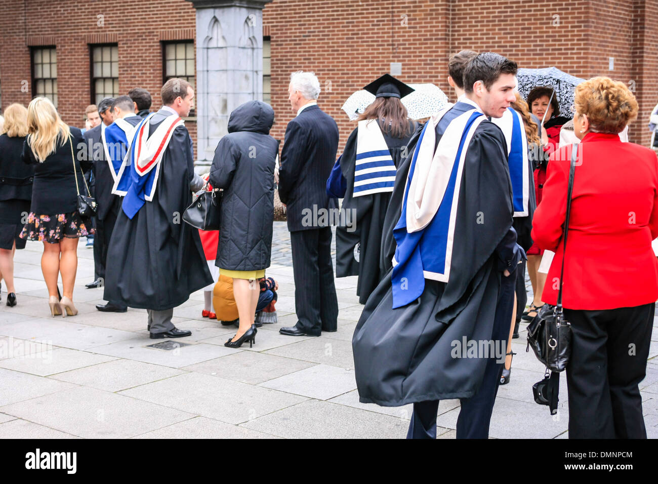 Graduation day at Dublin's Trinity College in Ireland Stock Photo - Alamy