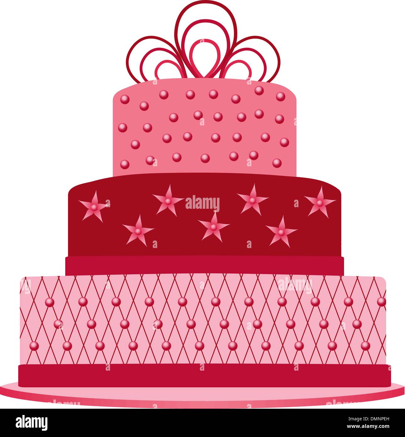 Beautiful whole cake Stock Vector Images - Alamy