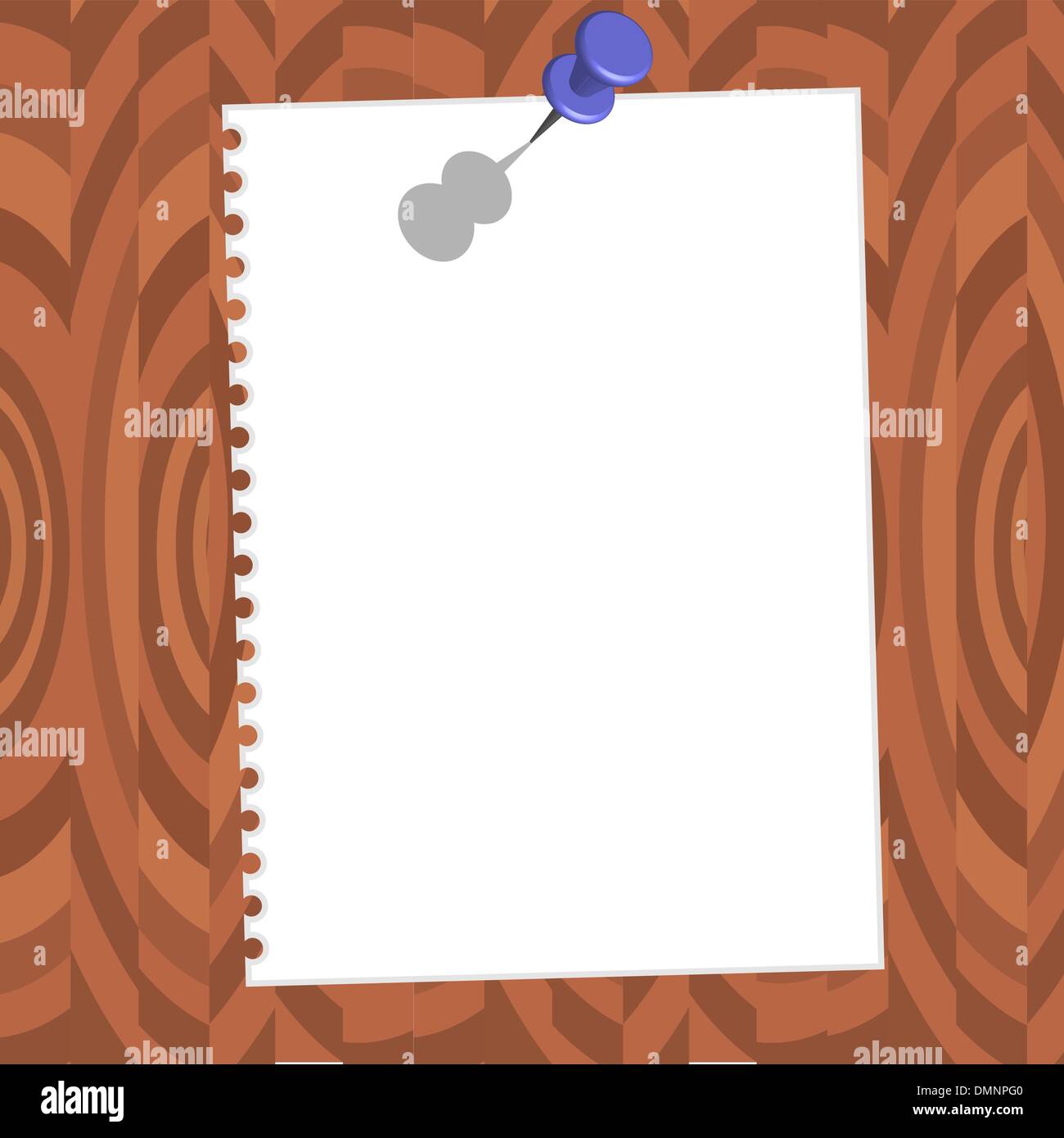 Wood frame on white Stock Vector Images - Alamy