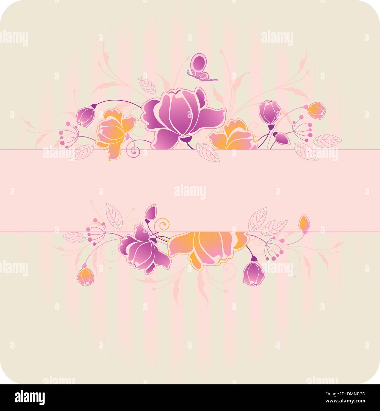 floral background with roses Stock Vector Image & Art - Alamy