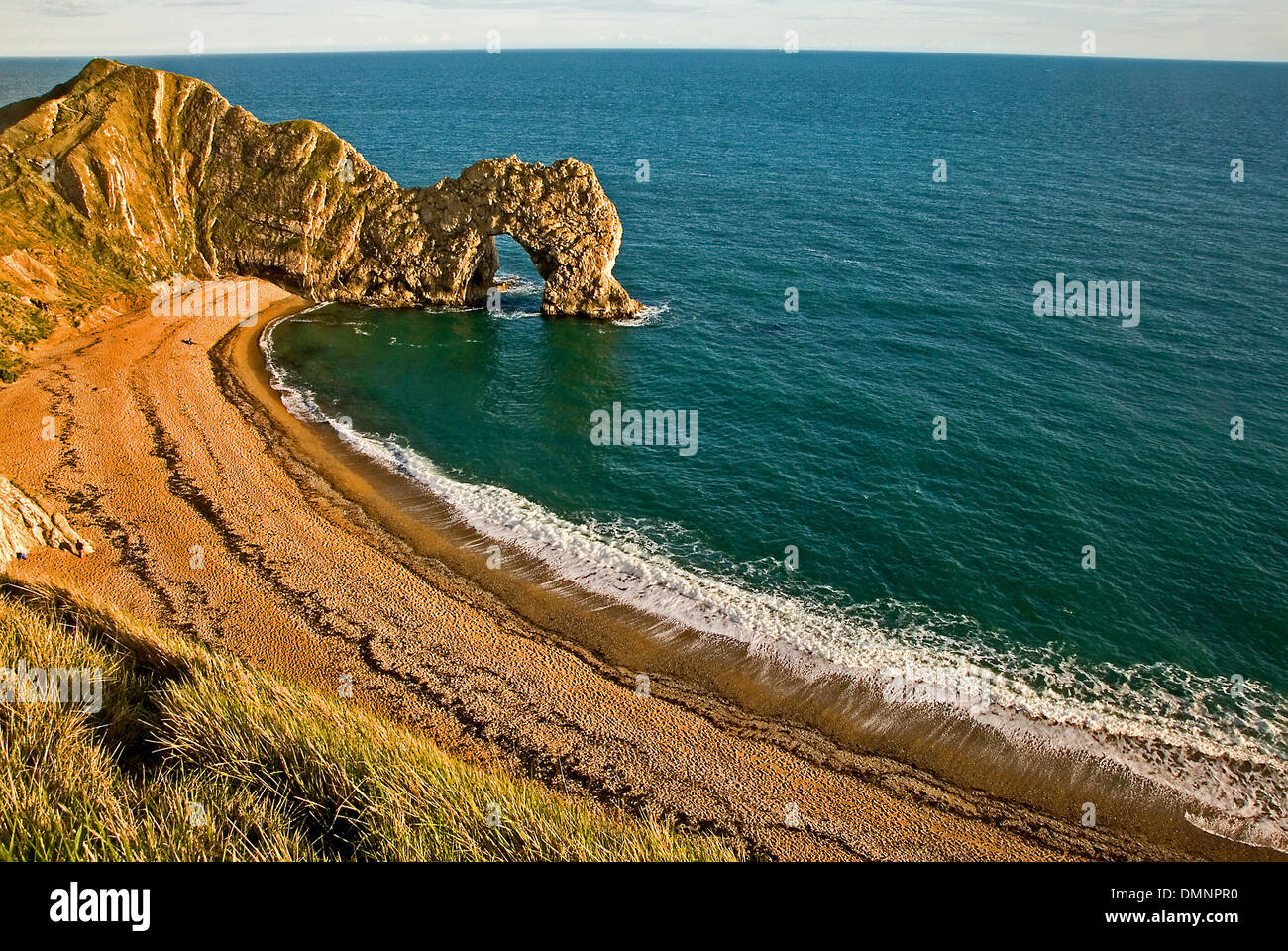 Durdle Door is an iconic sea arch created by coastal erosion on Dorset ...