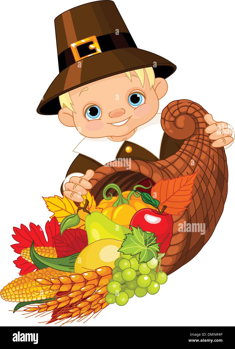 Cornucopia Stock Vector Images - Alamy