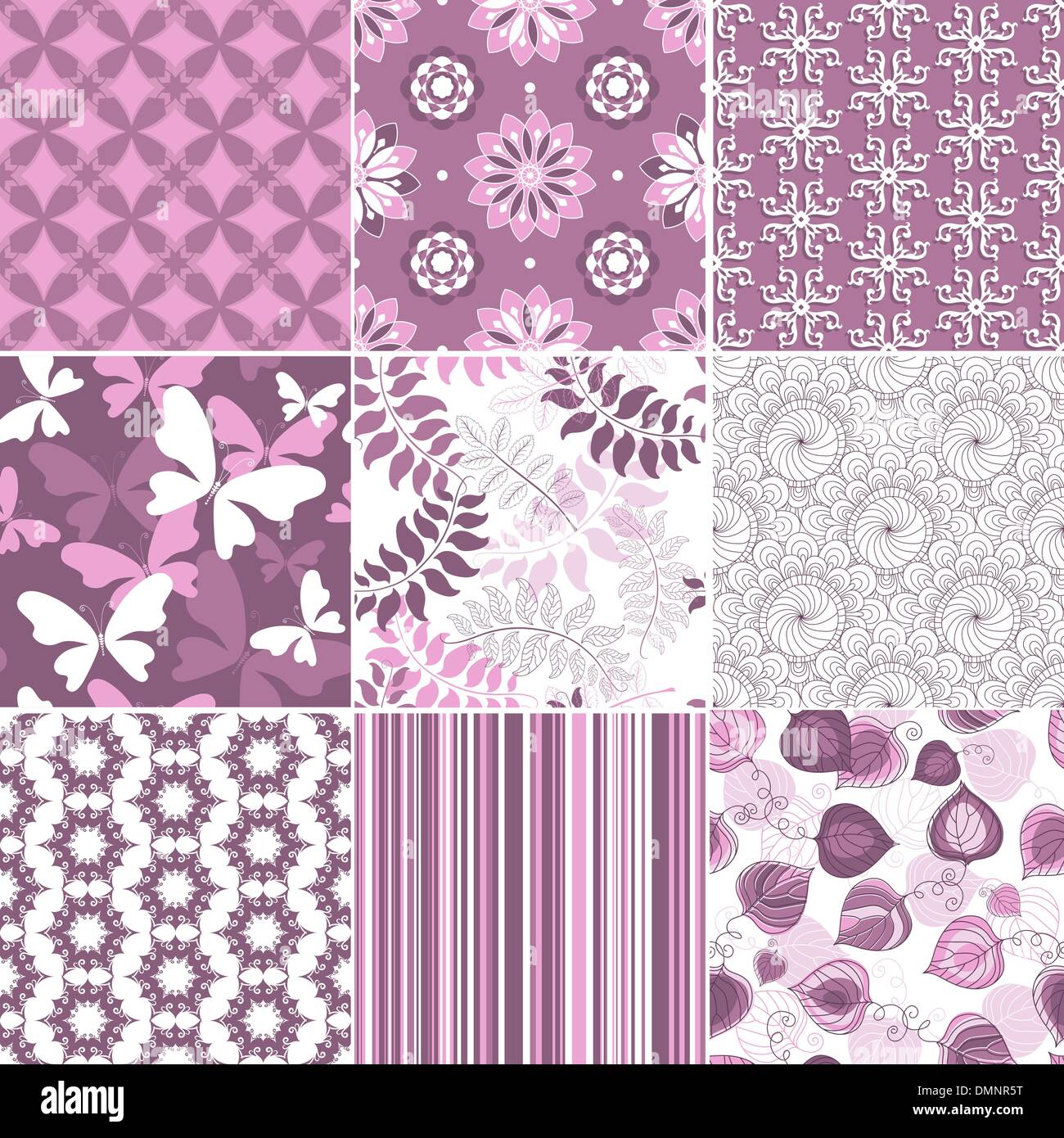 Set pastel seamless patterns Stock Vector Image & Art - Alamy