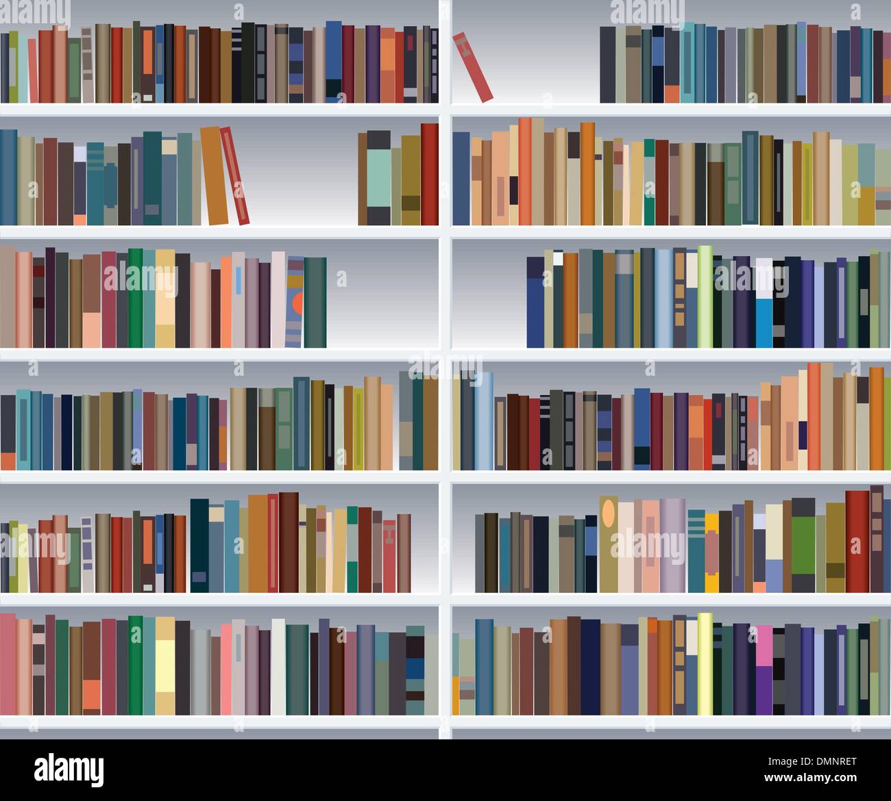 Old library book interior Stock Vector Images - Alamy