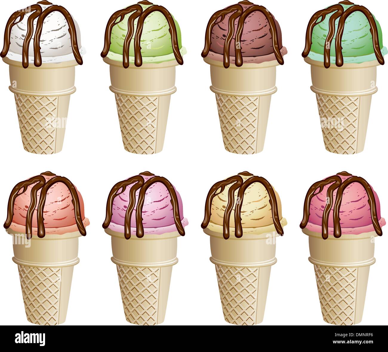 Classic vector brown yellow Cut Out Stock Images & Pictures - Alamy