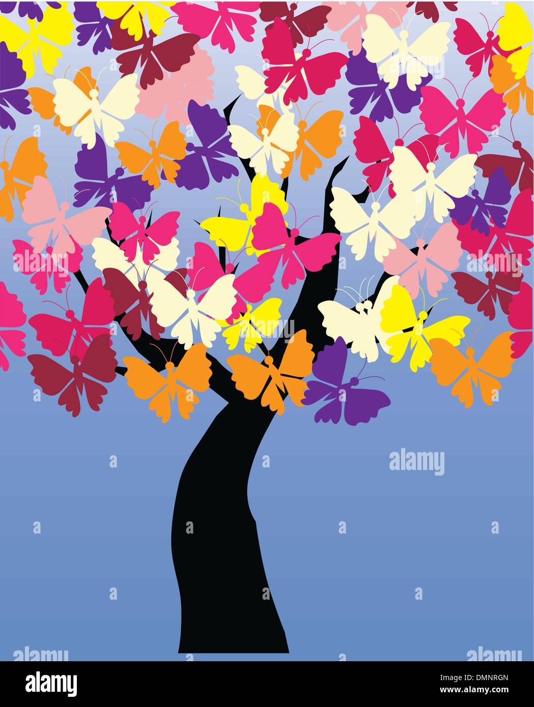 Blue butterfly icon cartoon style hi-res stock photography and images ...