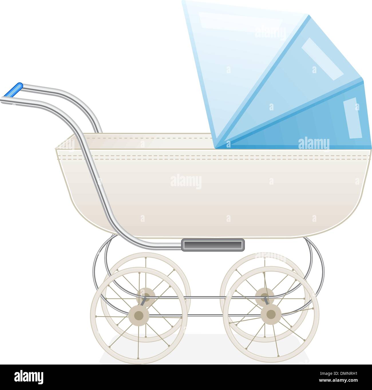 Blue baby stroller for boy Stock Vector Image & Art - Alamy