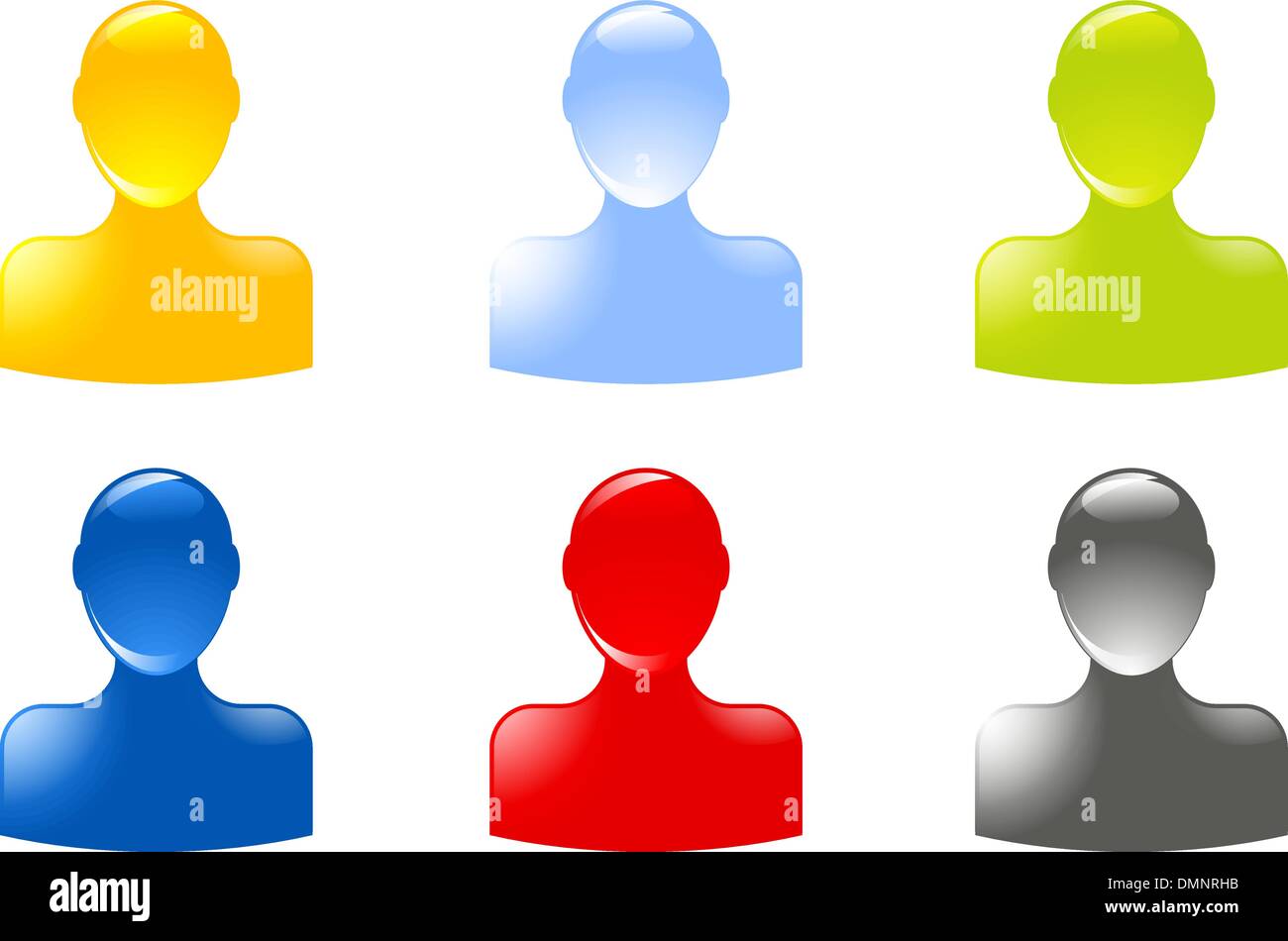 Buddy icon set for web Stock Vector Image & Art - Alamy