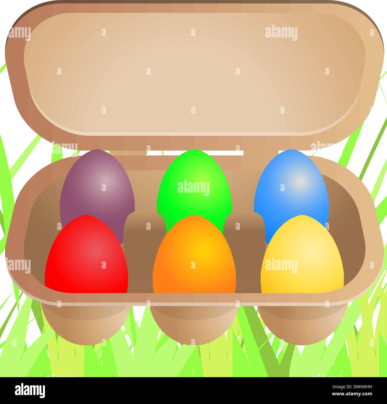 Box of eggs Stock Vector Images - Alamy