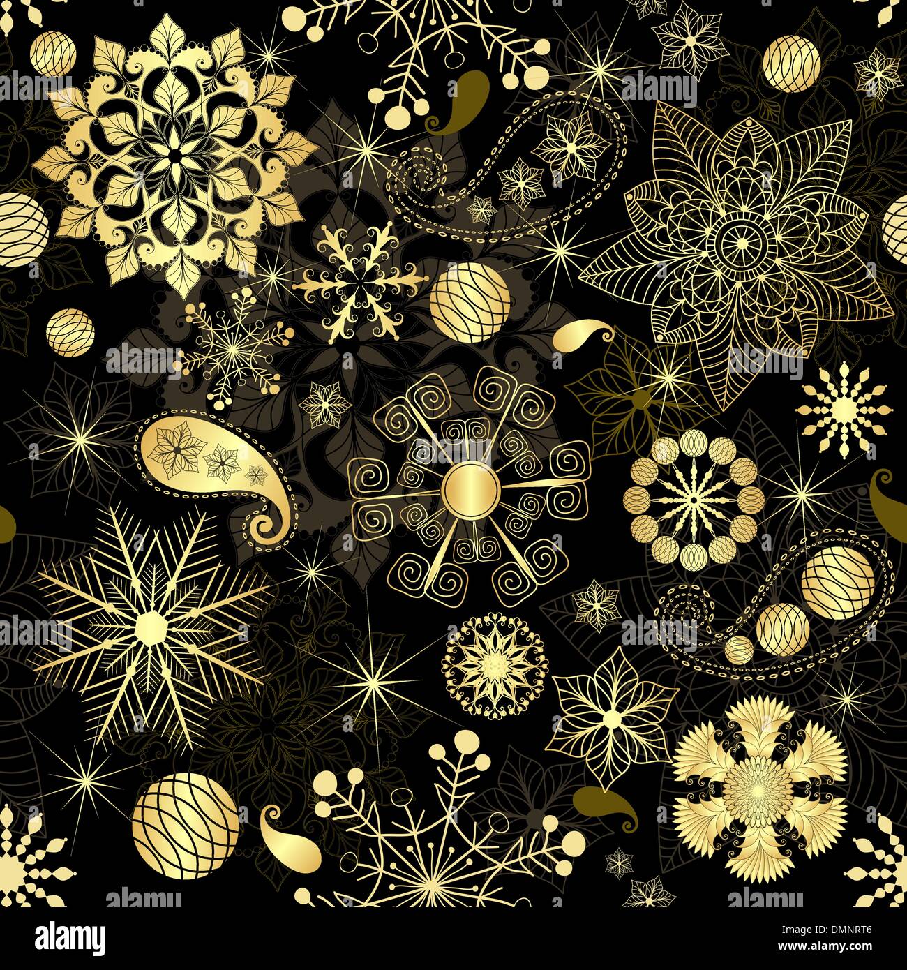 Christmas seamless lace pattern Stock Vector Images - Alamy