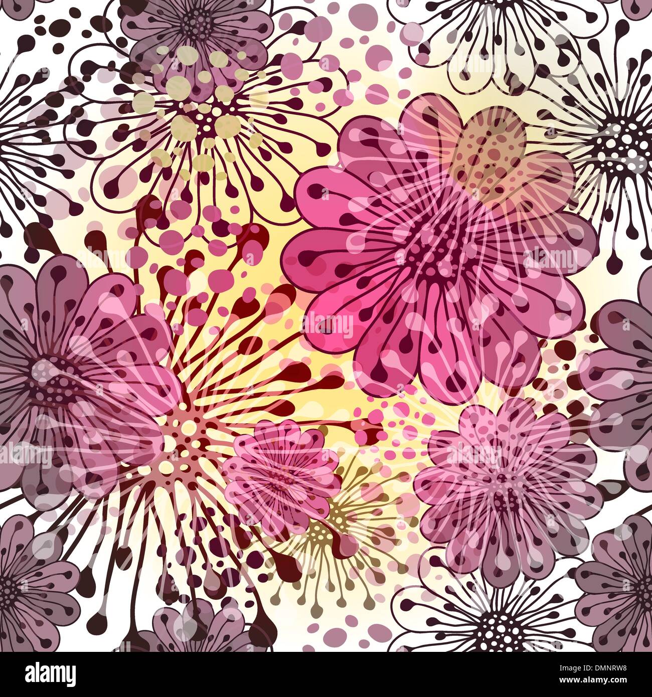 Seamless spring floral pattern Stock Vector Image & Art - Alamy