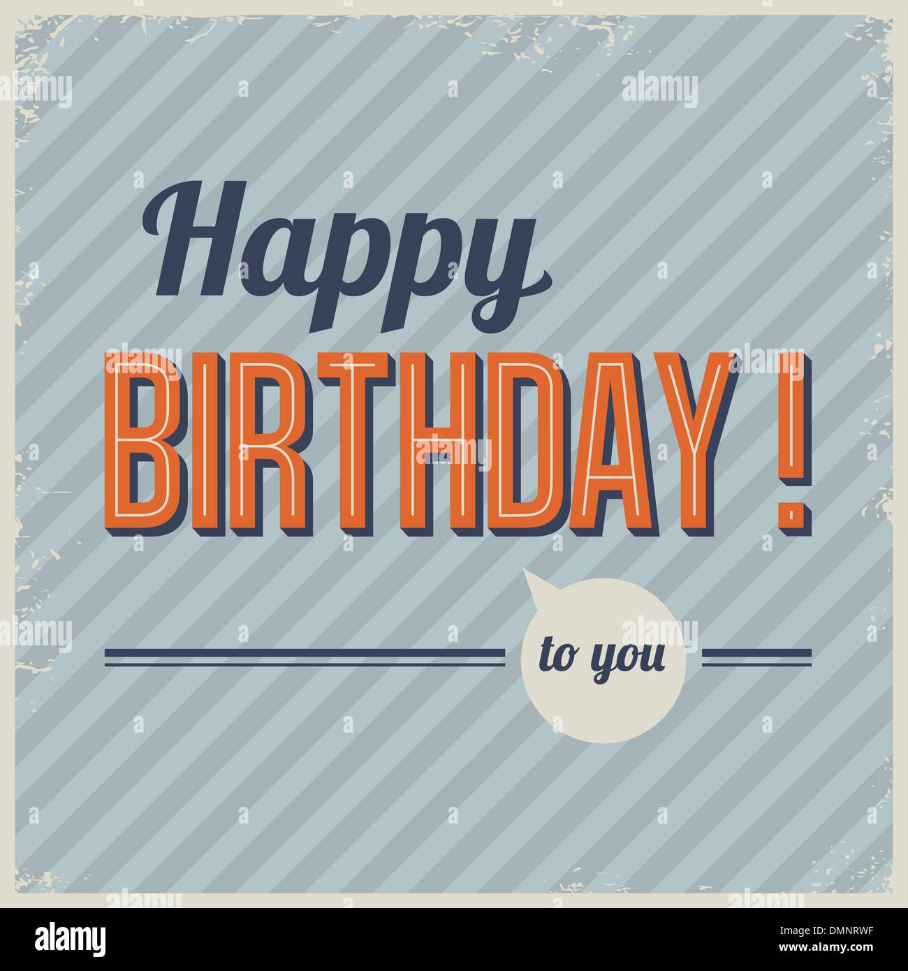 Vintage birthday card hi-res stock photography and images - Alamy