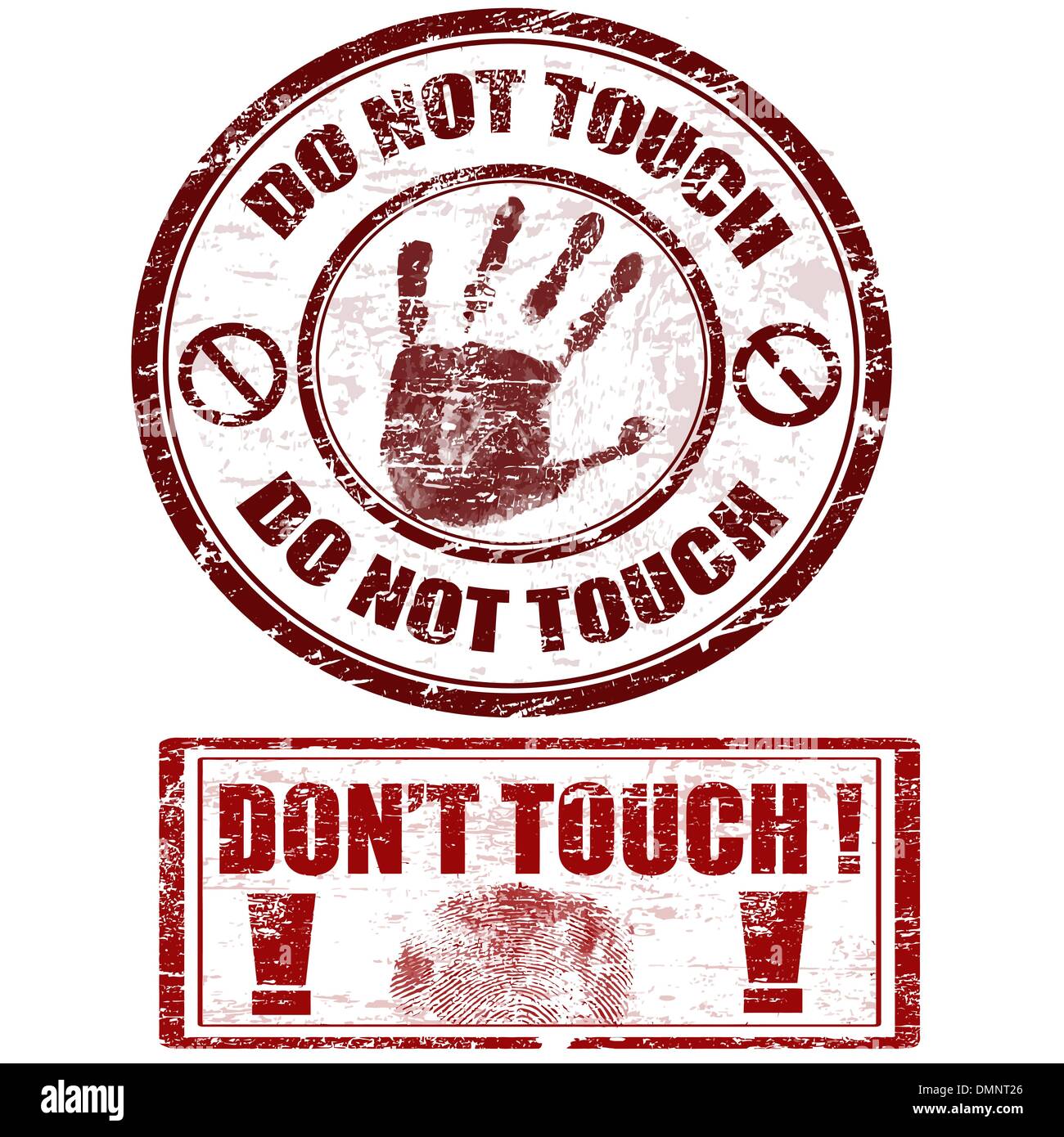 Dont touch vector vectors hi-res stock photography and images - Alamy