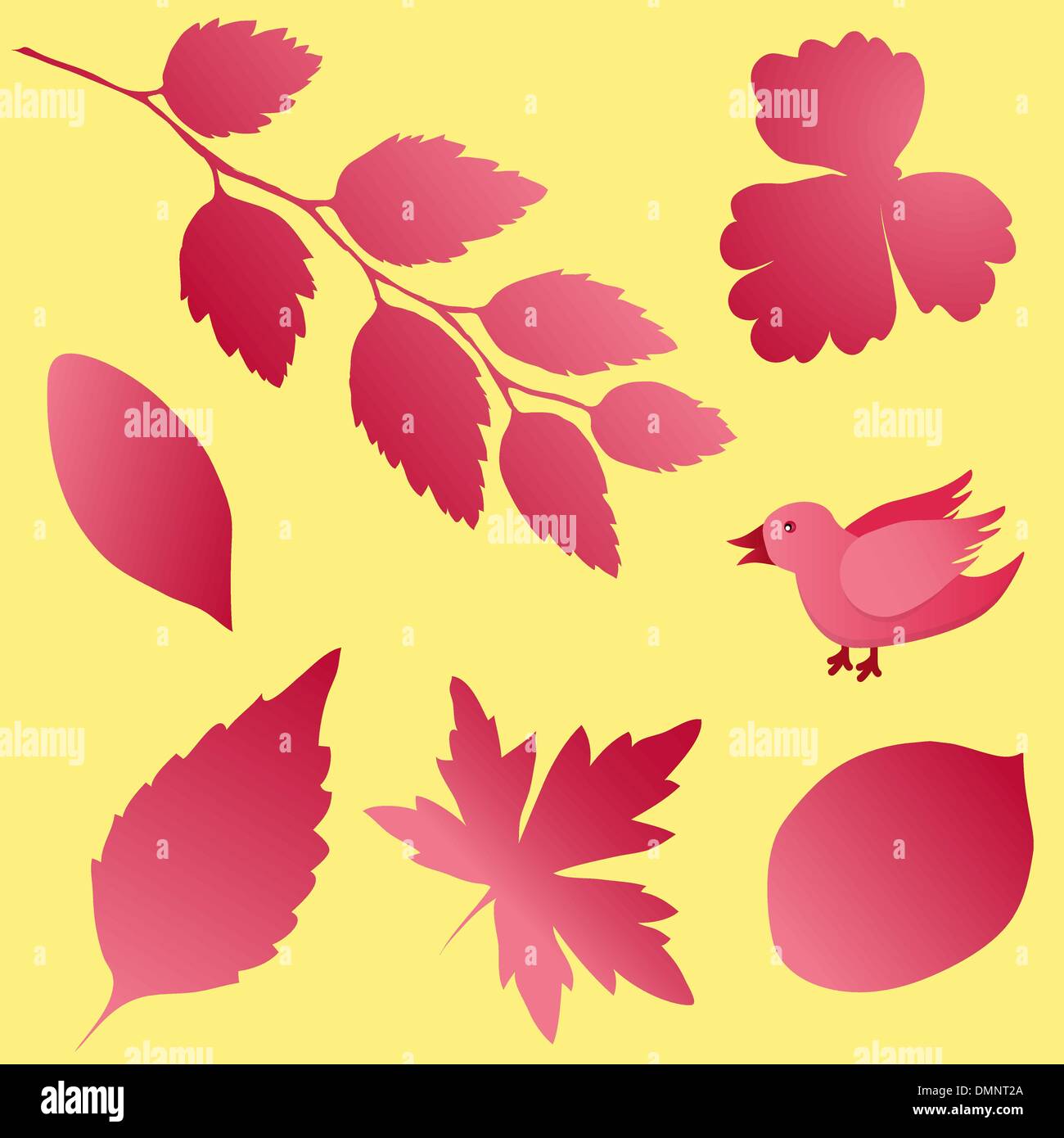 Fall bird image Stock Vector Images - Alamy