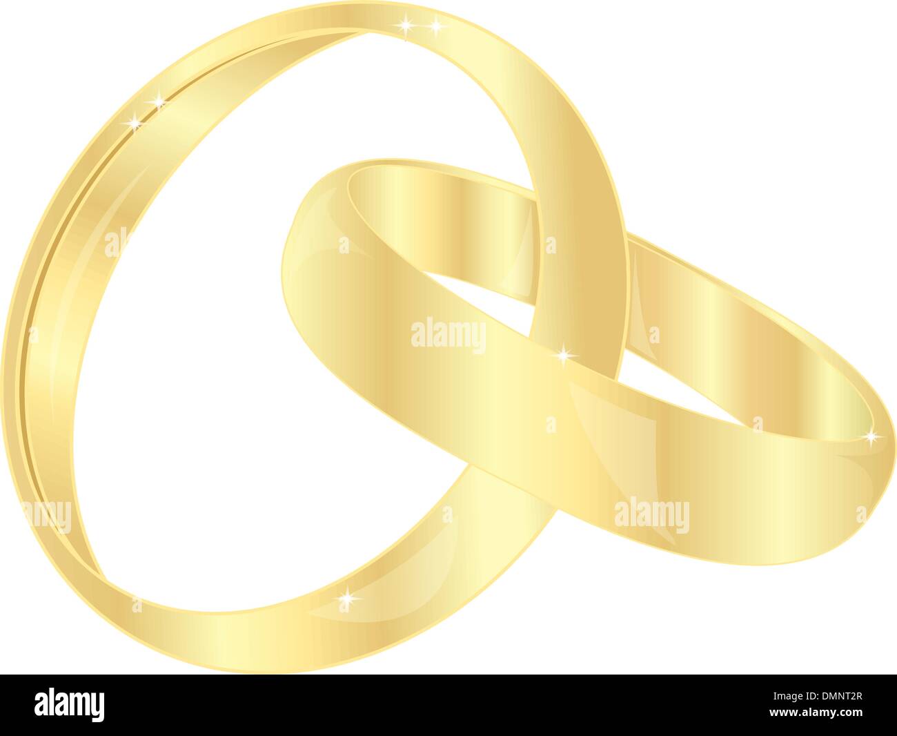 Gold wedding rings Stock Vector Image & Art - Alamy