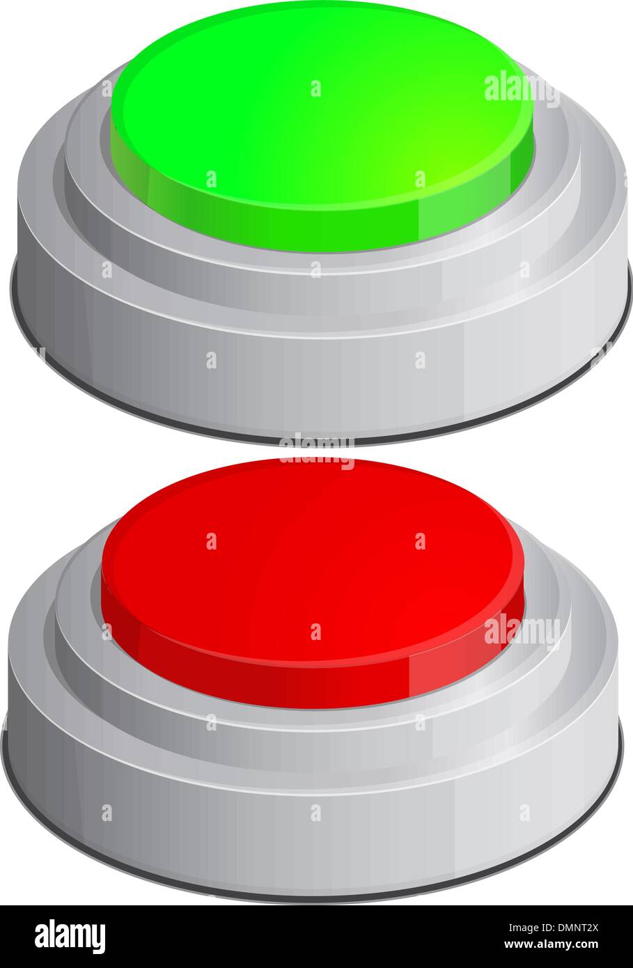 Help icon with red anf green buttons Stock Vector Image & Art - Alamy