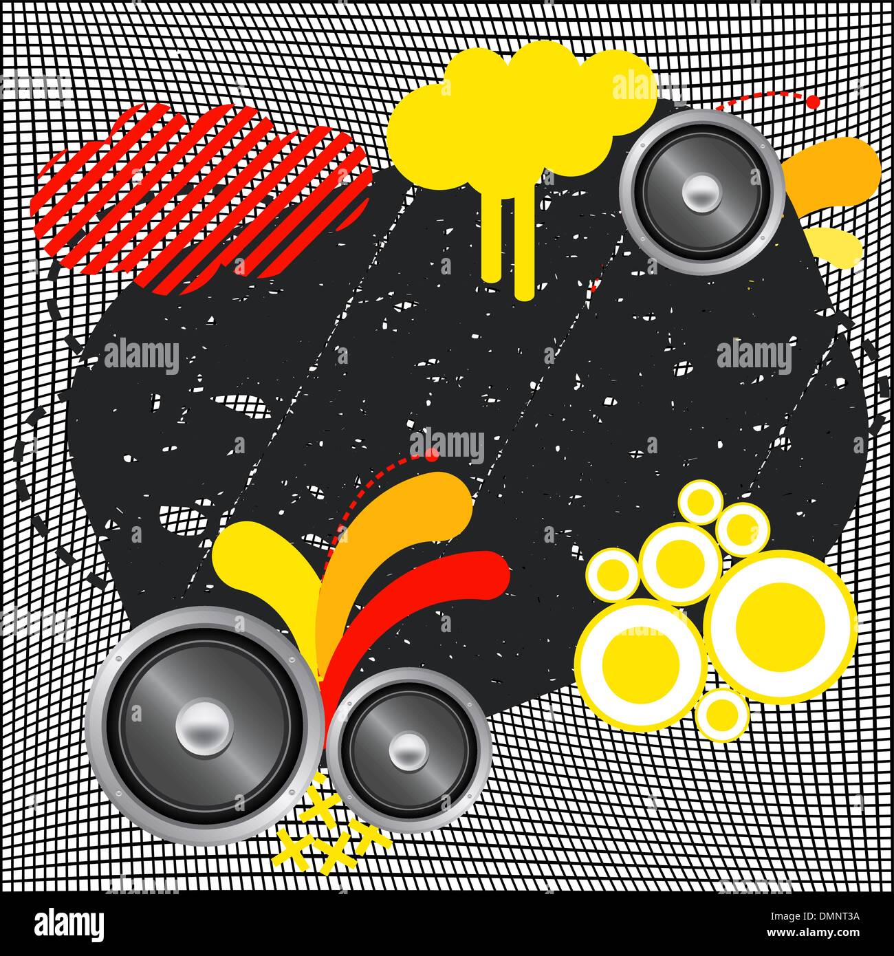 Grunge music background Stock Vector Image & Art - Alamy