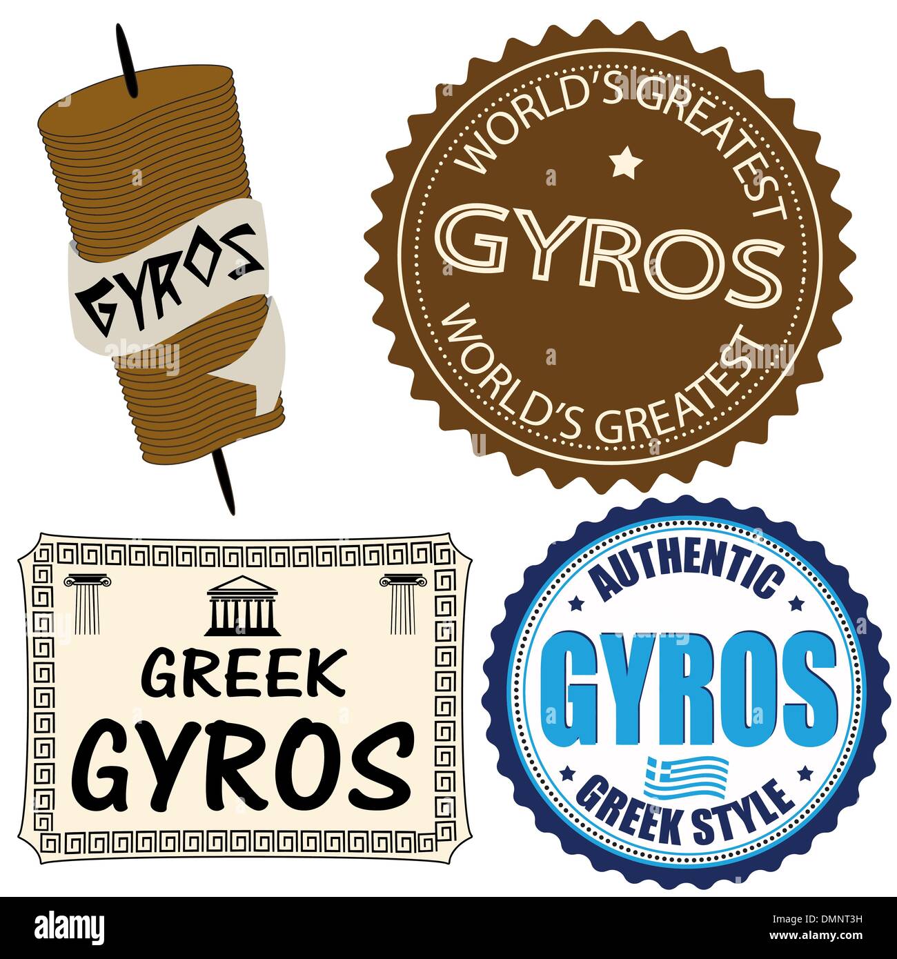 Vector labels meat Cut Out Stock Images & Pictures - Alamy