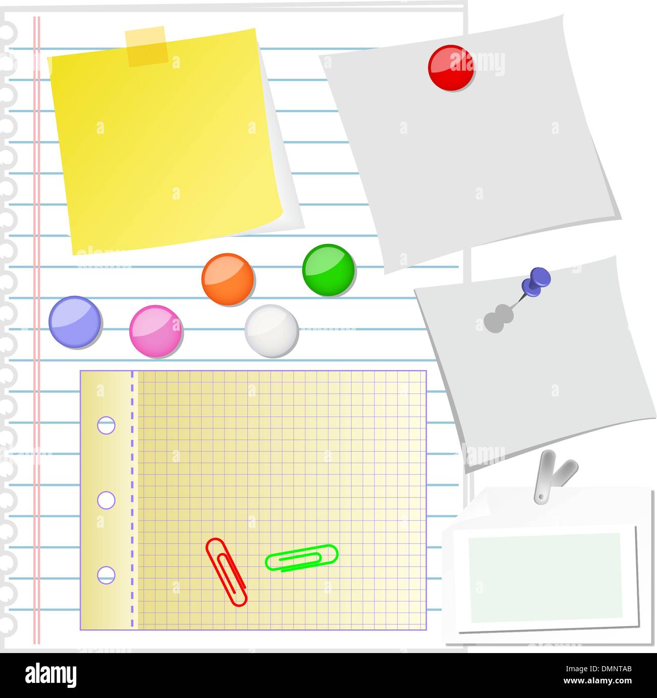 Paper set hi-res stock photography and images - Alamy