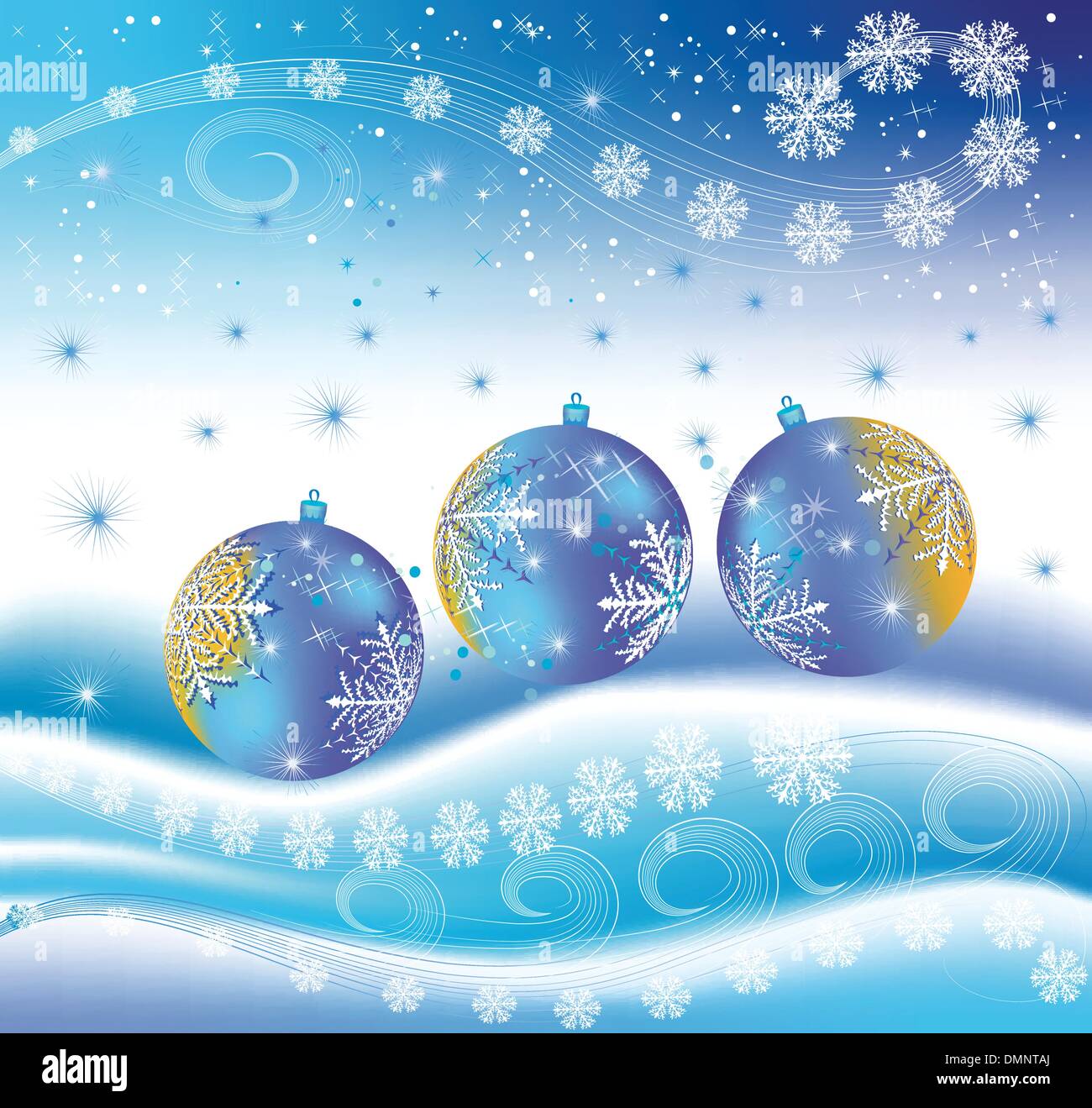 Balls on a blue background Stock Vector Images - Alamy