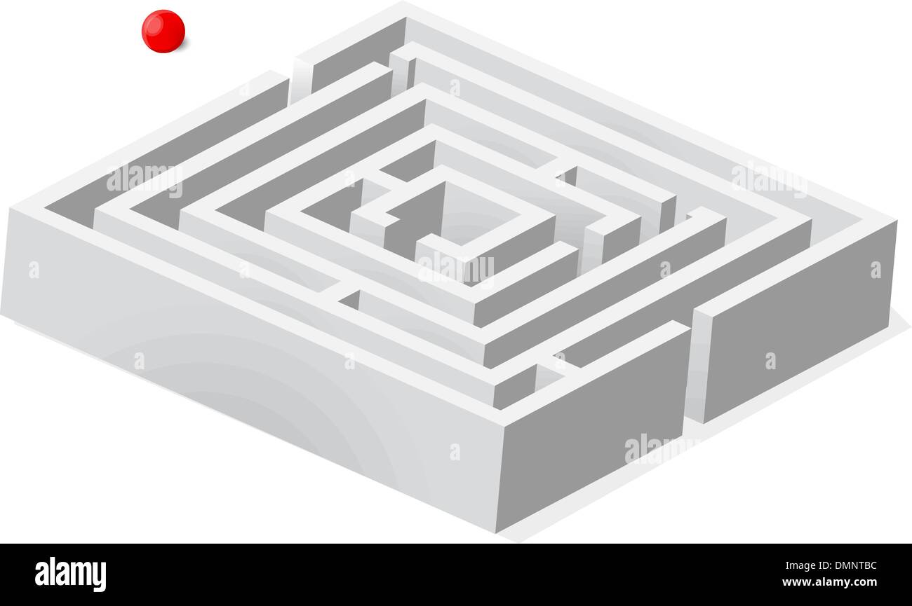Grey maze hi-res stock photography and images - Alamy