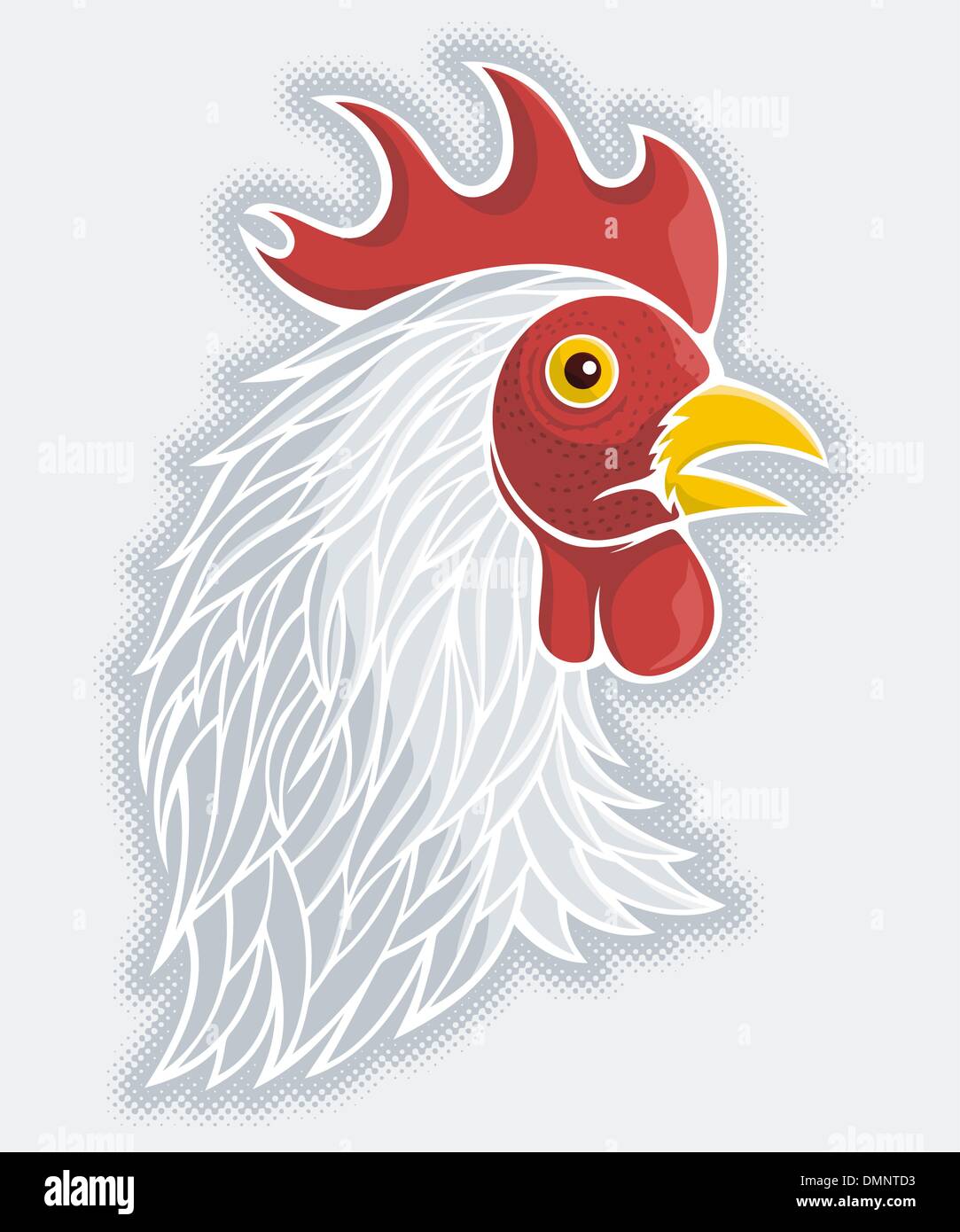 Rooster head Stock Vector Images - Alamy
