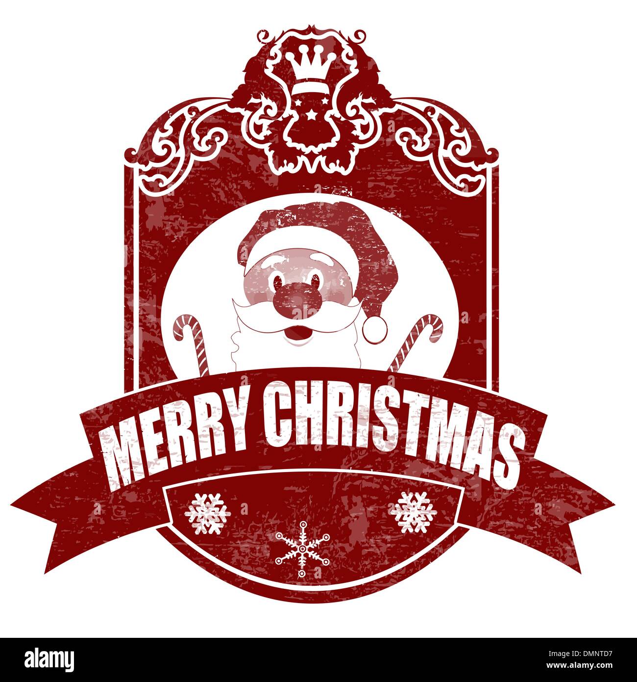 Merry christmas greetings letter Stock Vector Images - Alamy