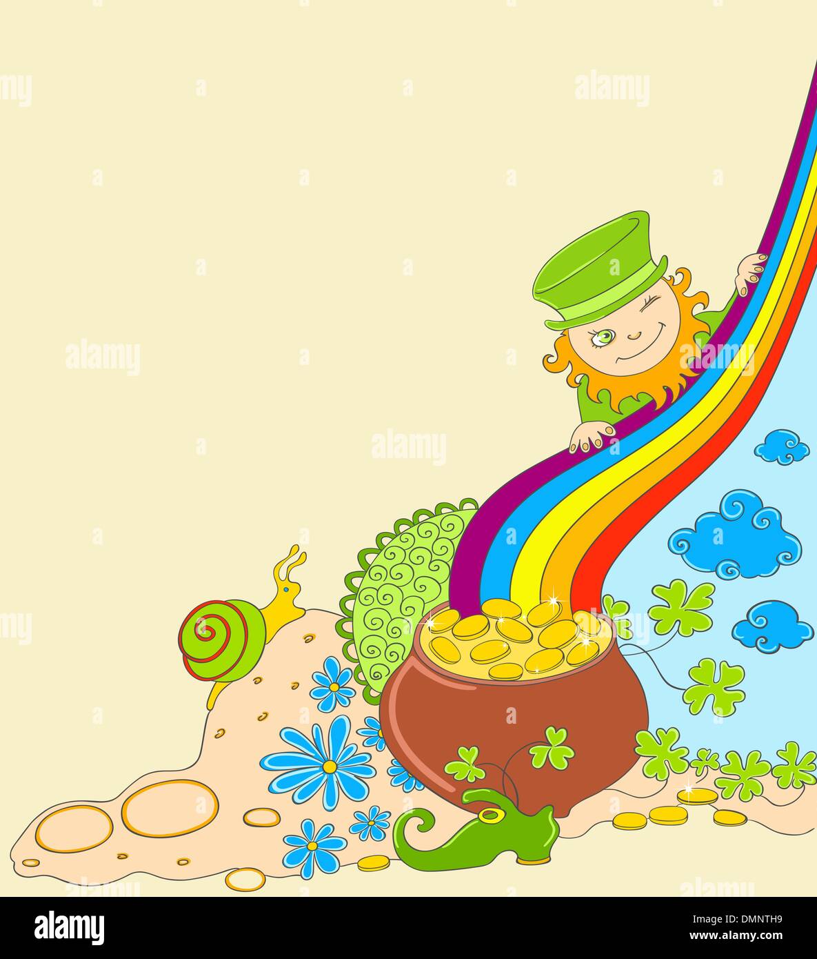 Leprechaun rainbow hi-res stock photography and images - Alamy