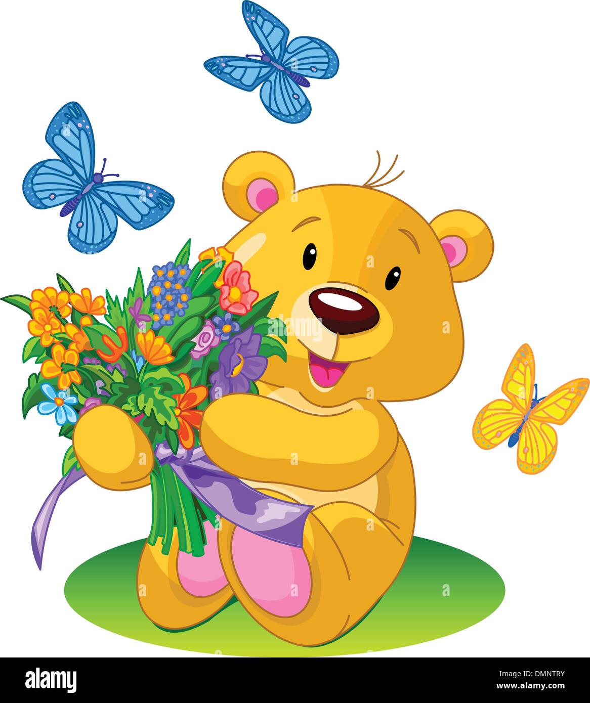 Cute little bear teddy Stock Vector Images - Alamy