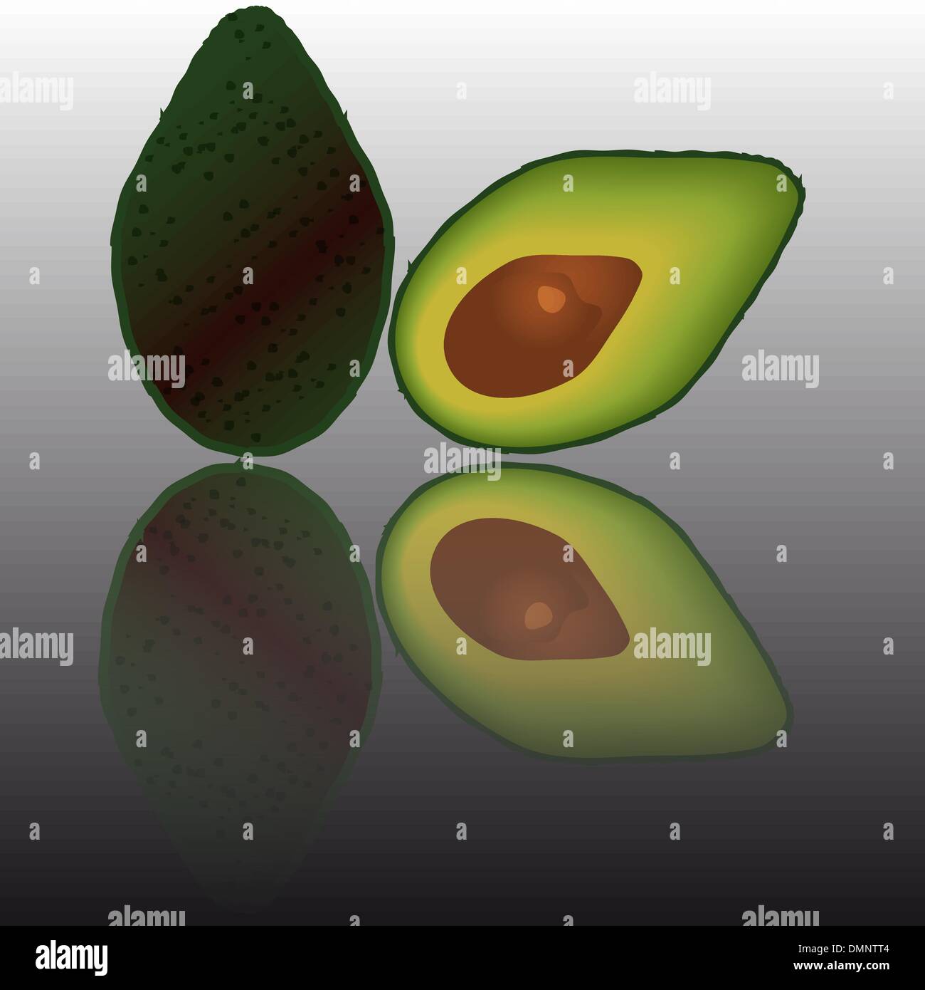 Food avocado Stock Vector Images - Alamy