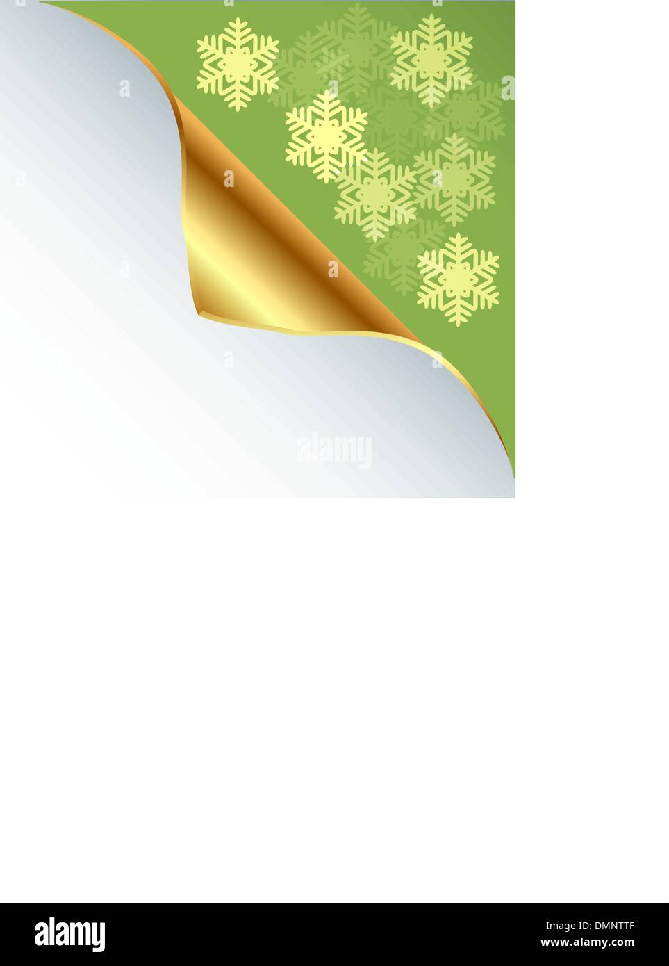 Curled white paper corner Stock Vector Images - Alamy