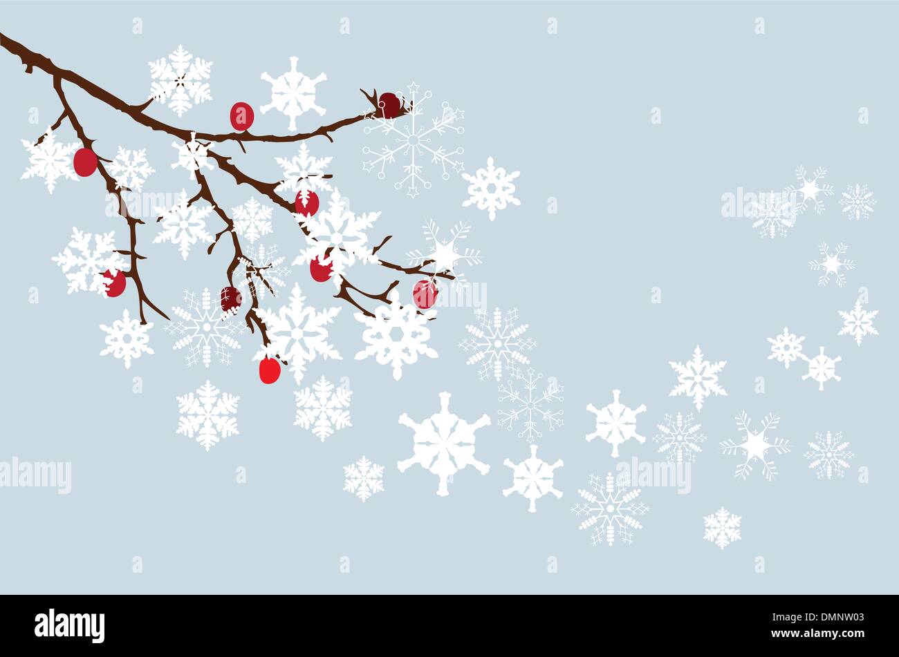Frost branch Stock Vector Images - Alamy