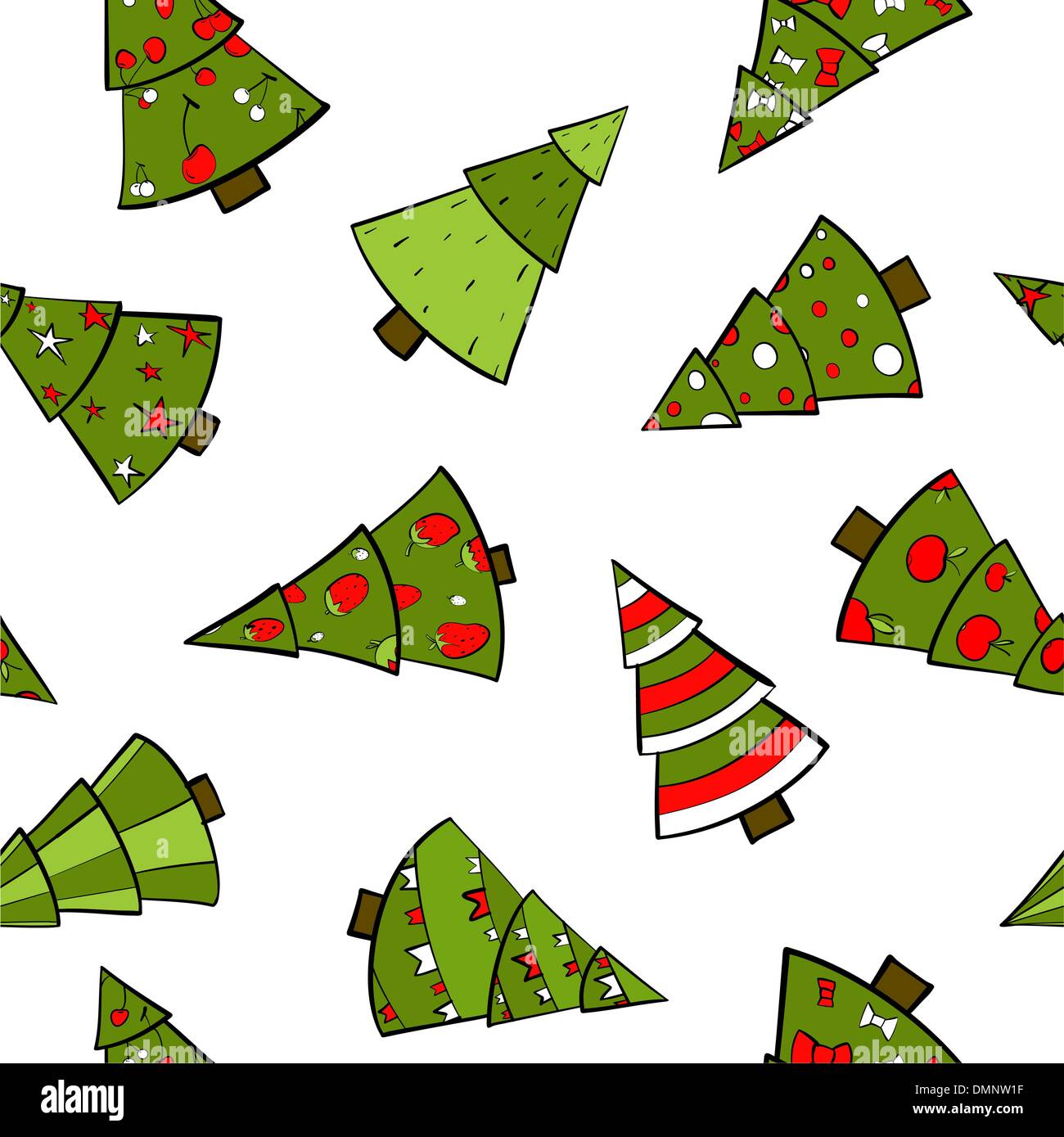 Simple green cartoon christmas paper Stock Vector Images - Alamy