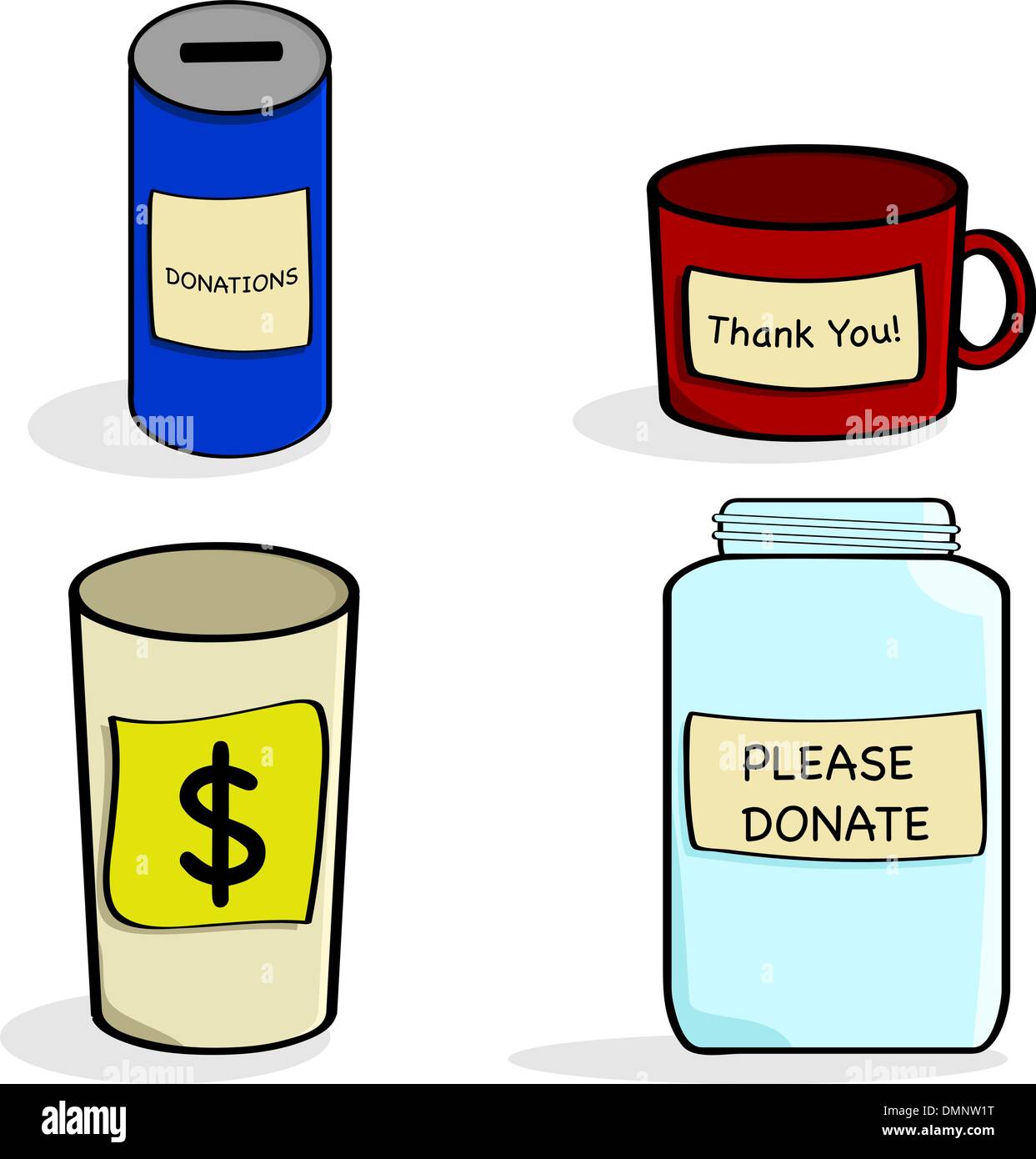Giving cup Stock Vector Images - Alamy