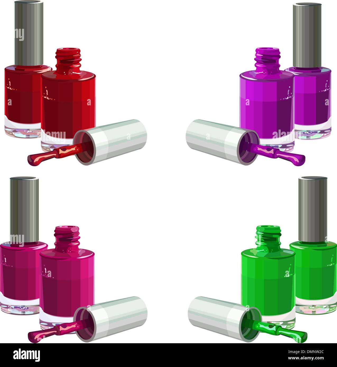 Nail polish vector vectors hi-res stock photography and images - Alamy